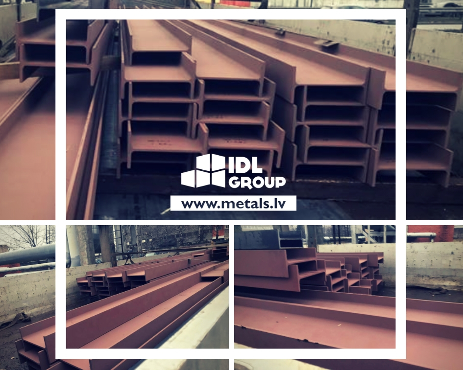 Metal beams IPE 270 and HEA 280 S355